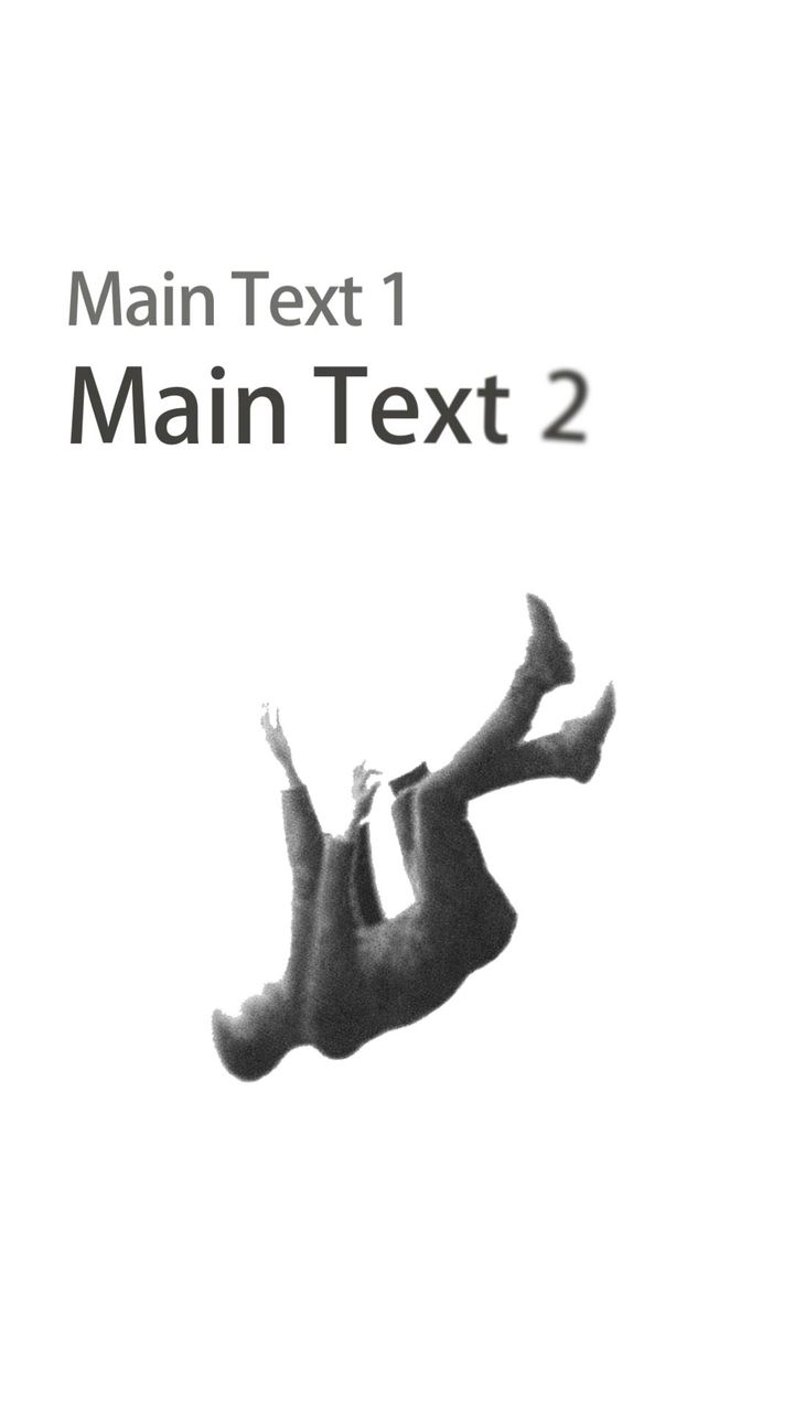 Slow Motion Falling Human Animation with 2-Text Layers Reveal - Viral ...