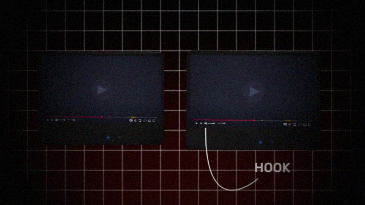 YouTube Clip Comparison Animation – Explain Hook Difference with Text ...