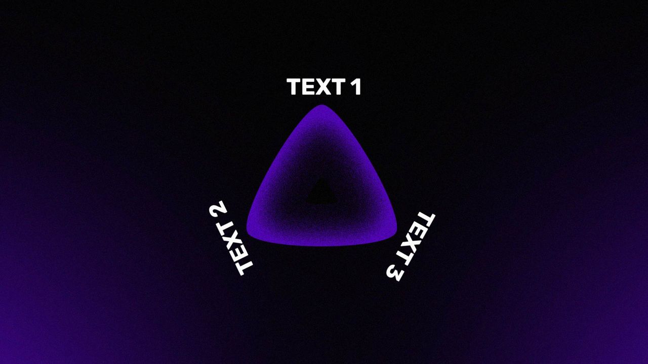 Triangle Mockup Animation with 3 Key Points - Viral Video Hooks | AutoAE