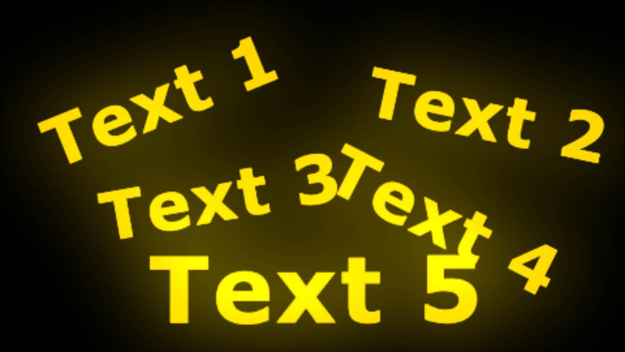 Bursting Glowing Text Animation - Viral Video Hooks - AutoAE